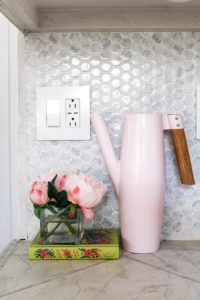 How to Paint a Rainbow Fridge - at home with Ashley